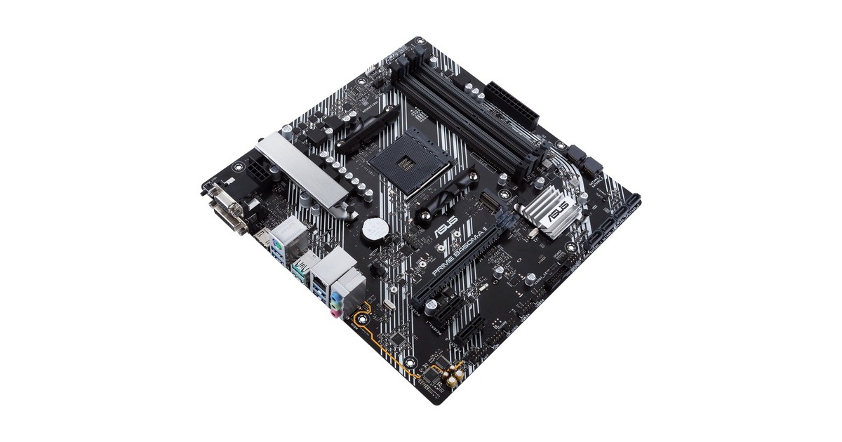 ASUS PRIME B450M-A II, socket AM4 carte mère socket AM4 RAID, Gb-LAN, Sound, µATX