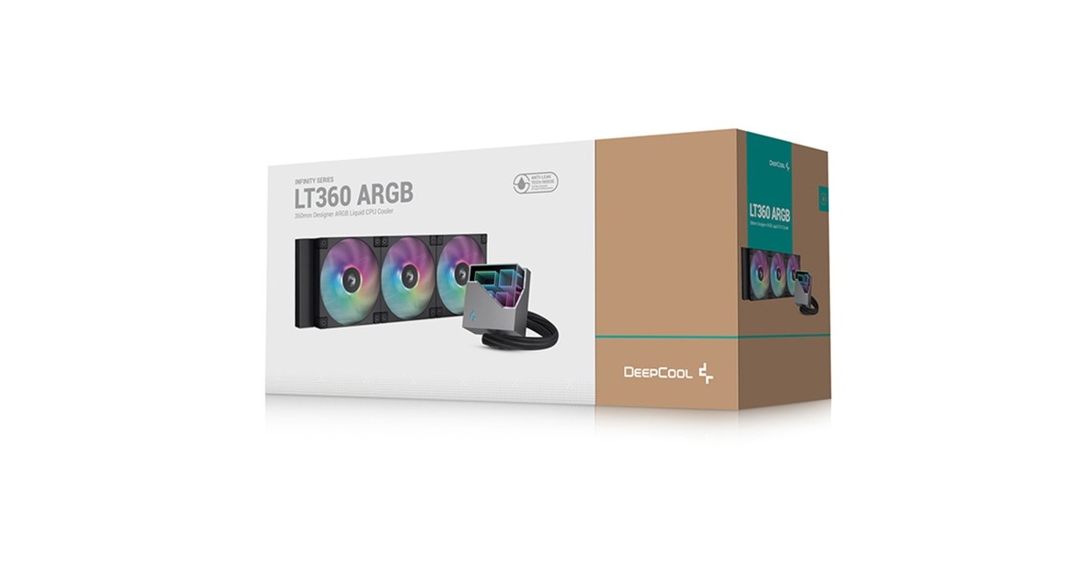 Deepcool LT360 ARGB, Watercooling Noir