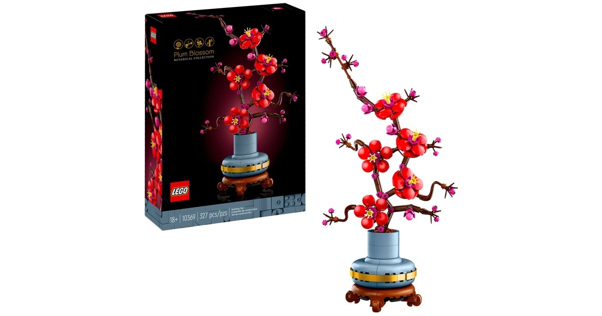 Lego Icons - Les fleurs de prunier, Jouets de construction 10369