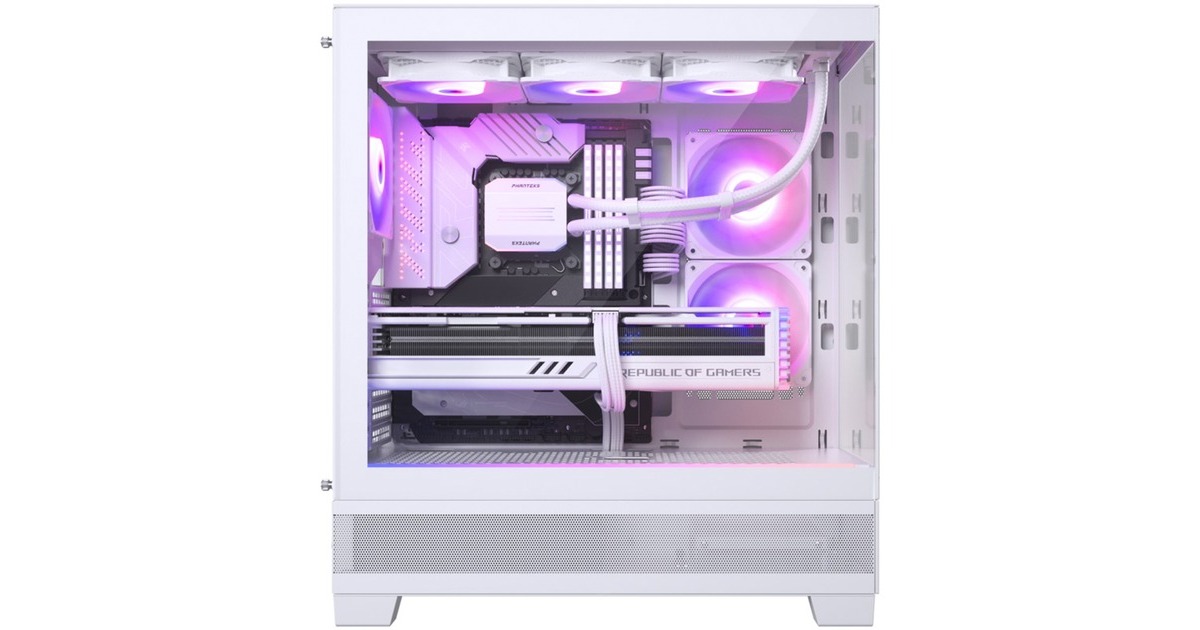 Phanteks Phanteks XT View white boîtier midi tower Blanc (mat) | 1x USB ...
