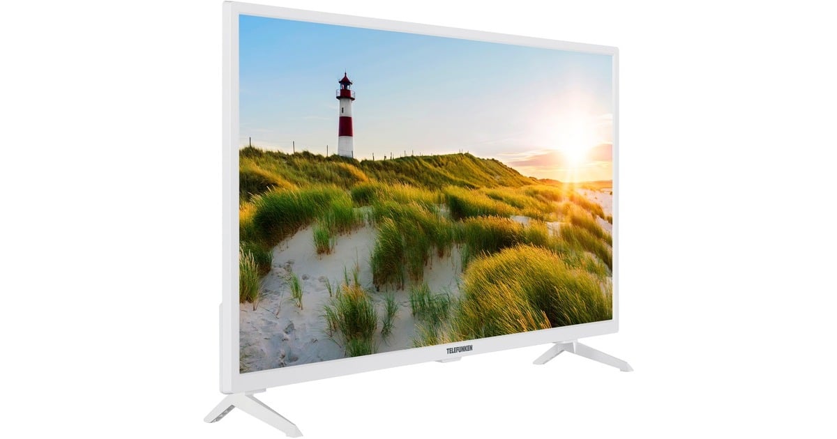 Telefunken 32" TV LED Blanc