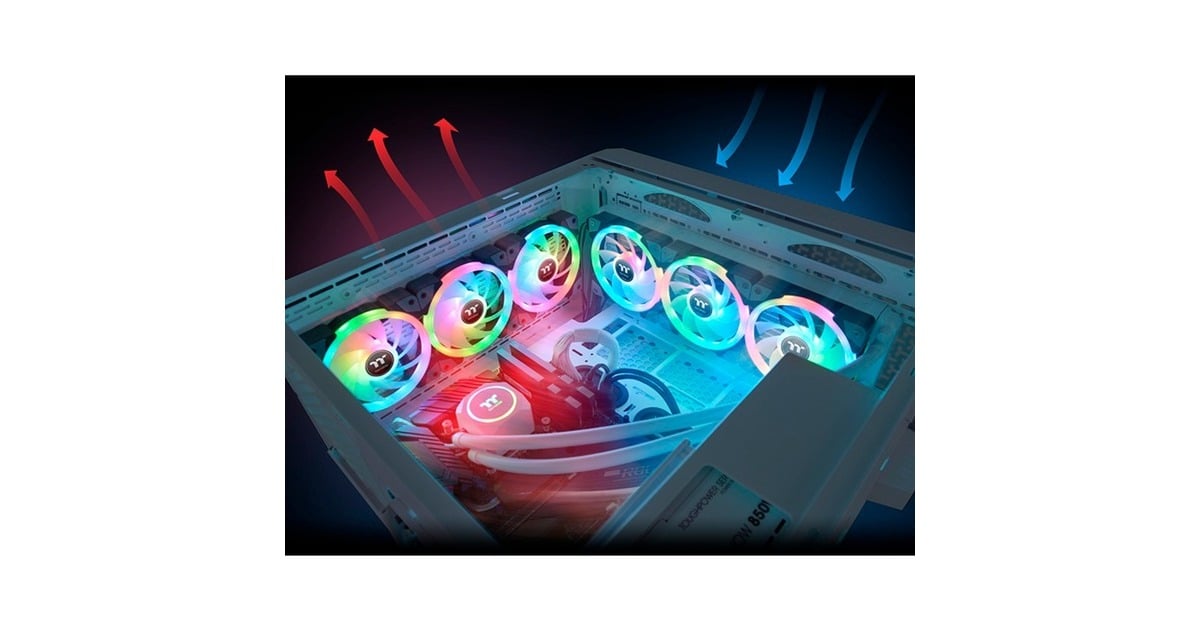 Thermaltake SWAFAN EX14 RGB PC Cooling Fan TT Premium Edition ...