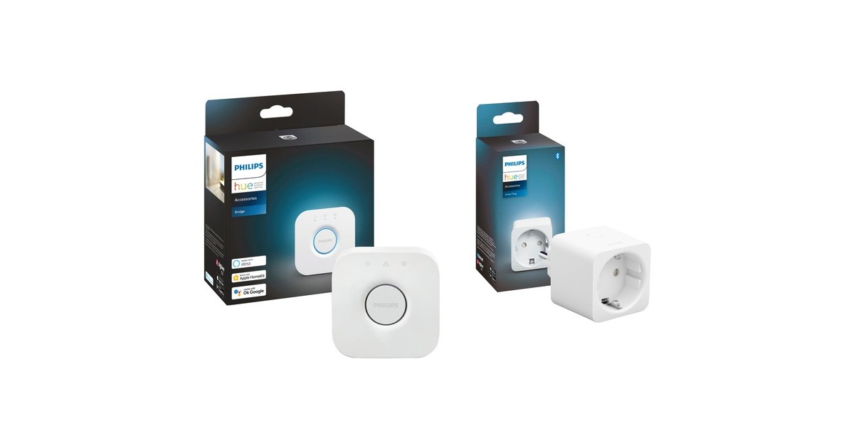 Philips Hue Hue Bundle Plug + Bridge Blanc
