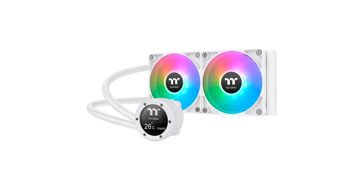 Thermaltake TH240 V2 Ultra ARGB Sync All-In-One Liquid Cooler Snow ...