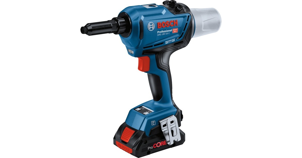 Bosch Professional BOSCH GRG 18V-16 C 2x 4.0Ah ProCo. LBOXX, Pistolet ...