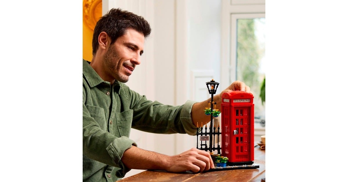 Lego Ideas - Cabine téléphonique londonienne, Jouets de construction 21347