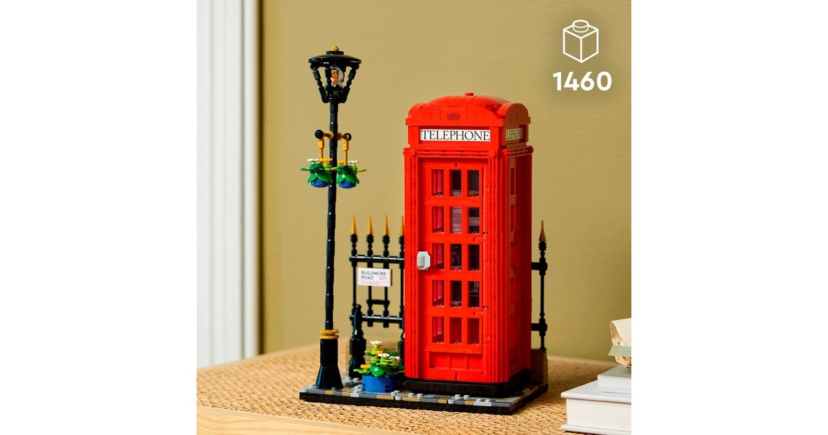Lego Ideas - Cabine téléphonique londonienne, Jouets de construction 21347