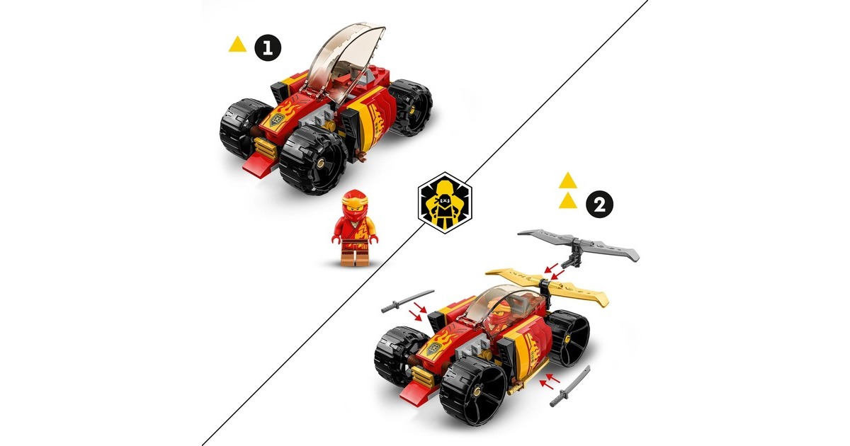 Lego Ninjago La Voiture De Course Ninja De Kai Evo Jouets De Construction