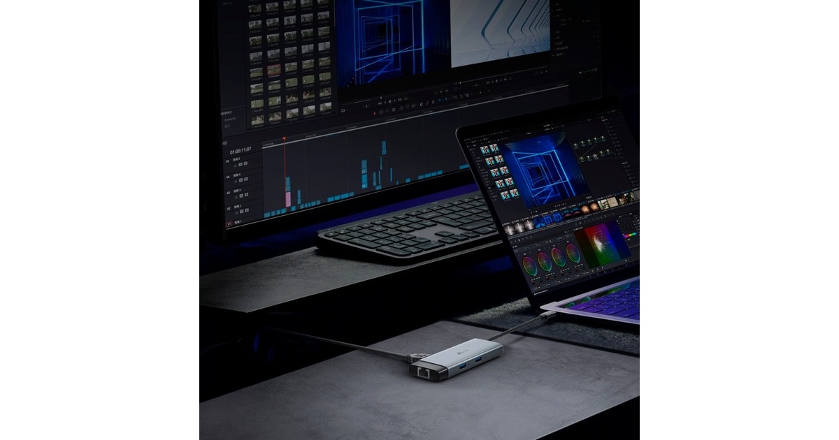 TP-Link UH6120C hub & concentrateur USB Type-C Gris, Station d'accueil ...