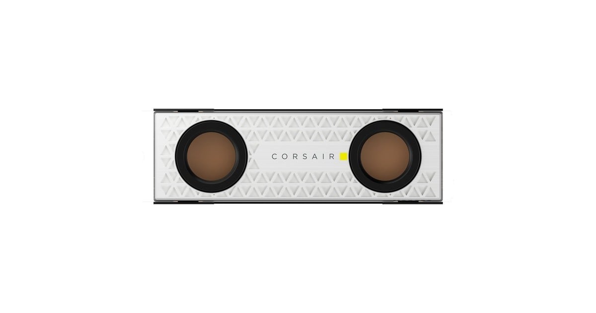 Corsair Hydro X Series XM2 M.2 SSD Water Block (2280), Watercooling Blanc