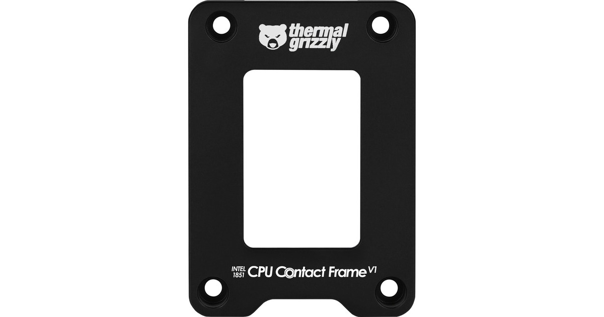 Thermal Grizzly CPU contact frame V1 - Intel 1851, Outil de montage Noir
