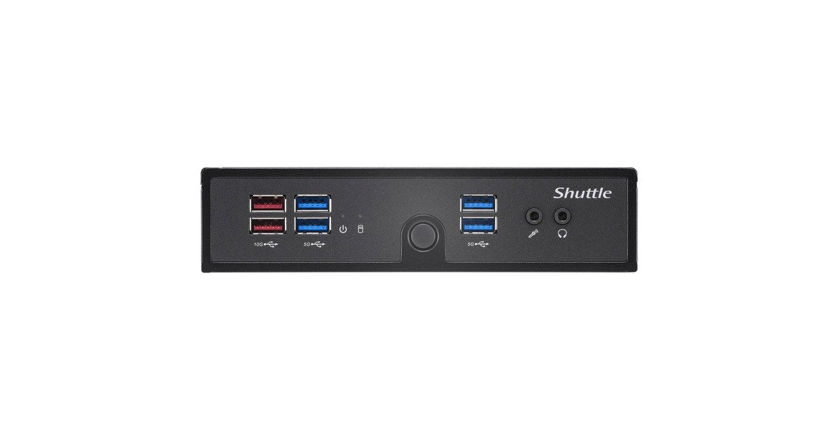 Shuttle XPC slim Barebone DS50U5, i5-1335U, 2x LAN (1x 2.5Gbit ,1x ...