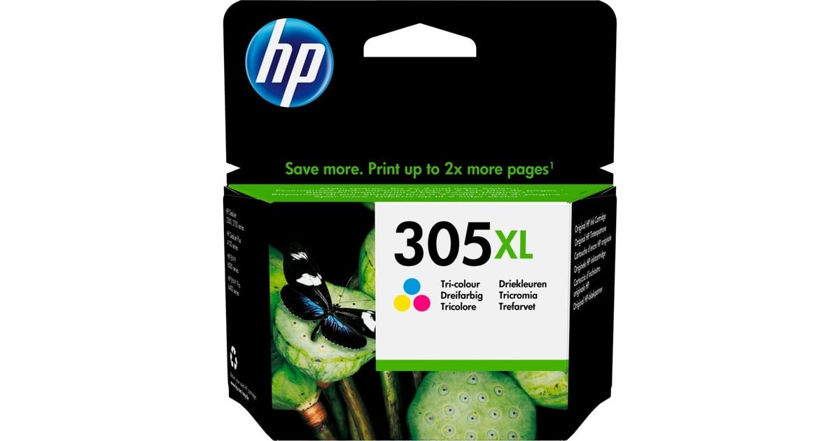 HP N° 305XL, Encre 3YM63AE, 3 couleurs (Jaune, Cyan, Magenta)