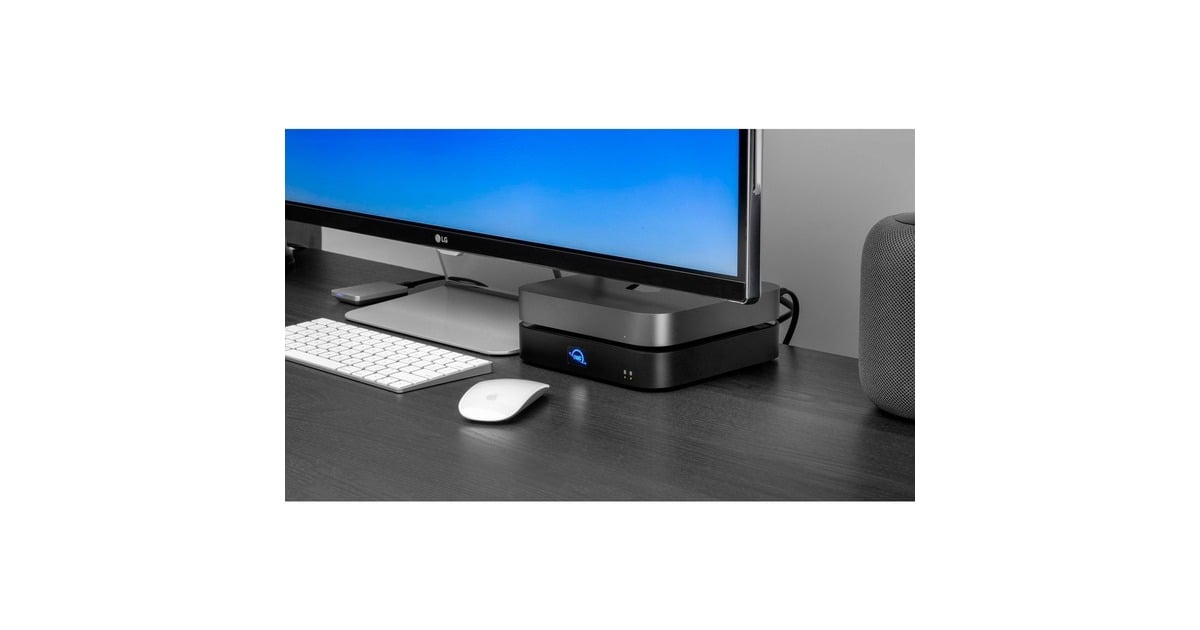 OWC miniStack STX, Thunderbolt 4, Boîtier disque dur Noir