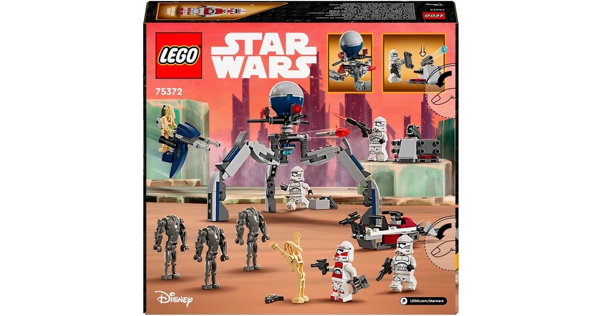 Lego Star Wars - Pack de combat des Clone Troopers et Droïdes de combat ...