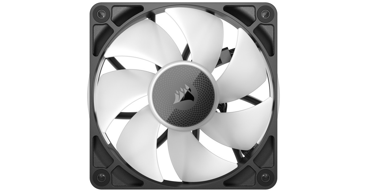 Corsair iCUE RX120 RGB Triple Kit, Ventilateur de boîtier Noir, 4 ...
