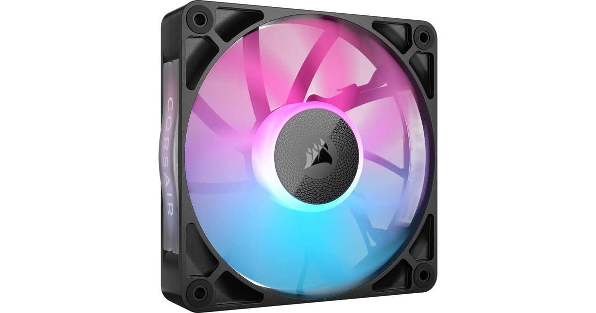 Corsair iCUE RX120 RGB Triple Kit, Ventilateur de boîtier Noir, 4 ...