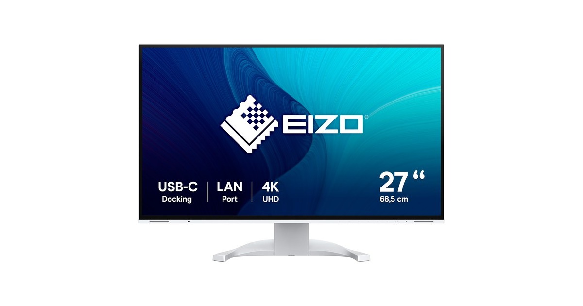EIZO 27" 4K UHD Moniteur Blanc