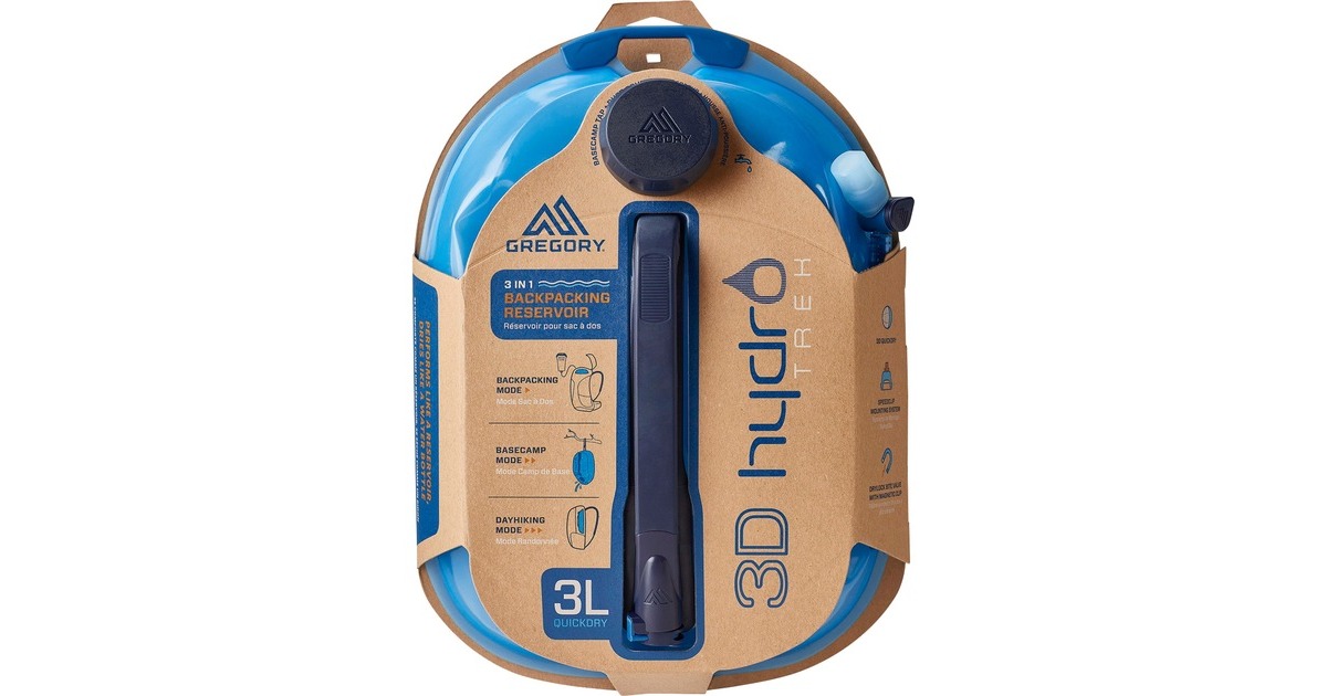 Gregory Greg 3D HYDRO TREK 3L bu, Gourde Bleu clair