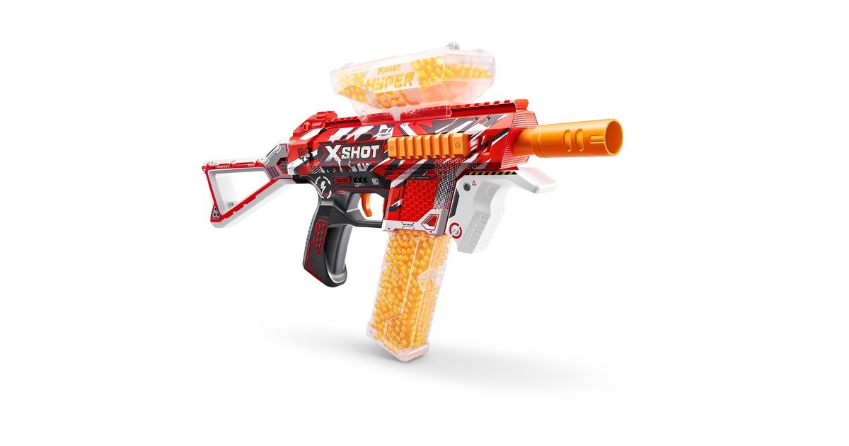 ZURU XSHOT - Hyper-Gel Blaster Trace Fire, Gel-Blaster