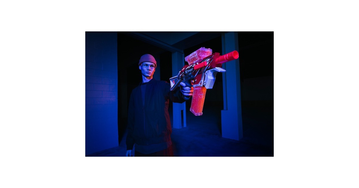 ZURU XSHOT - Hyper-Gel Blaster Trace Fire, Gel-Blaster