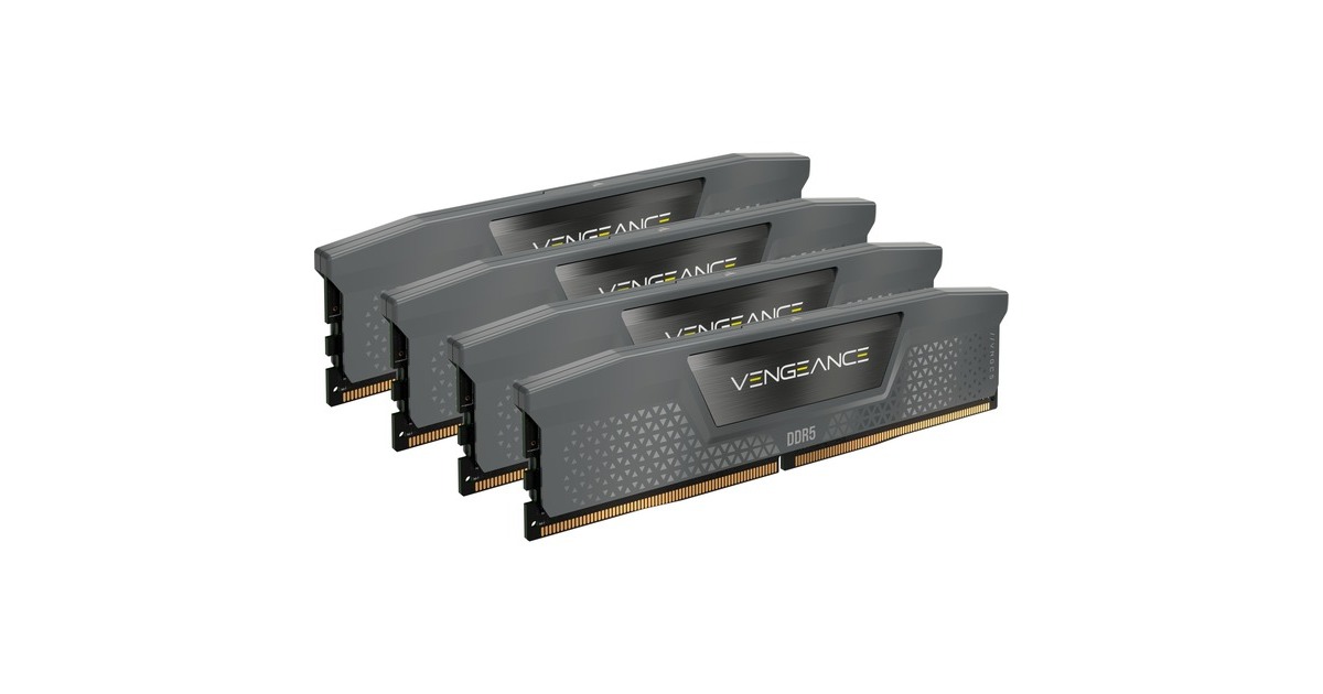 Corsair 64 Go DDR5-6000 (4x 16 Go) Quad-Kit, Mémoire vive Noir ...