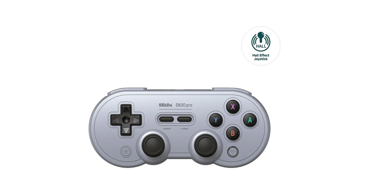 8BitDo SN30 Pro, Manette de jeu Gris