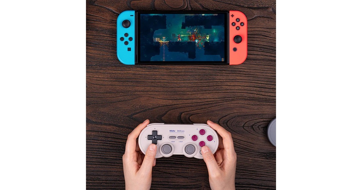 8BitDo SN30 Pro, Manette de jeu Gris