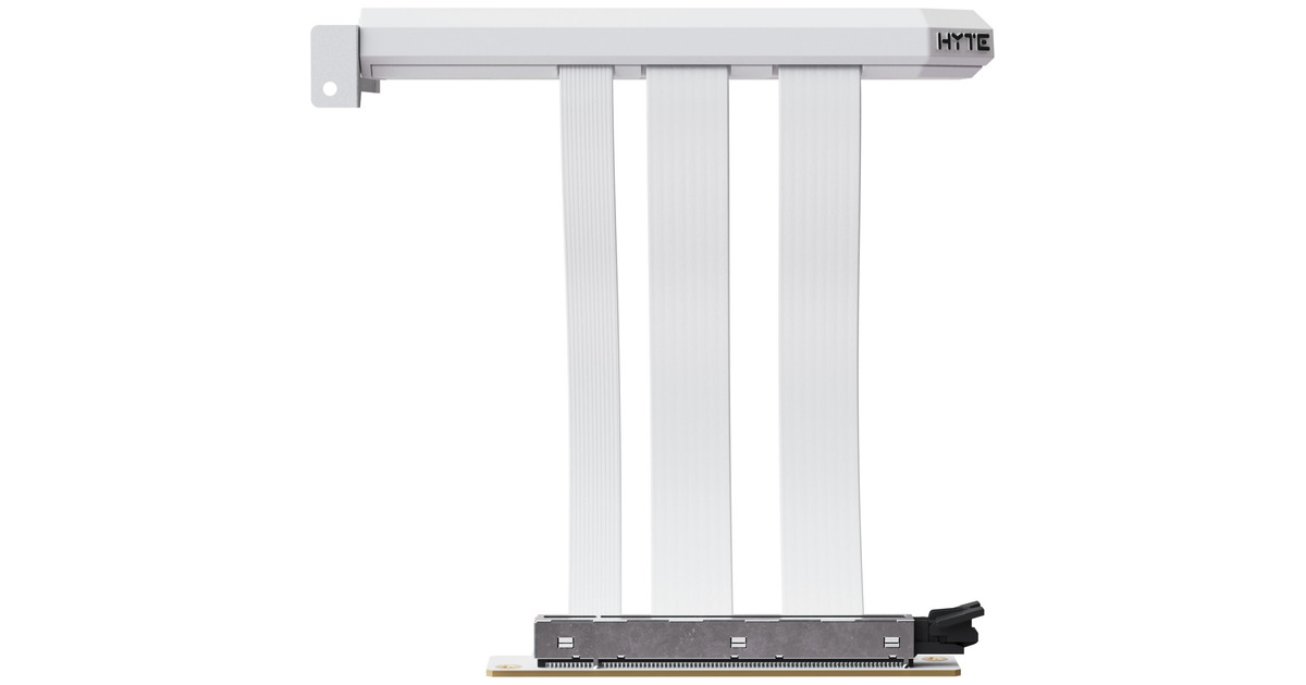 HYTE PCIe 5.0 Hyper Riser, Câble d'extension Blanc