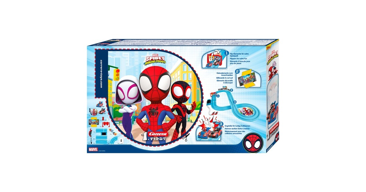 Carrera FIRST Spidey and his amazing friends - Go Spidey Go!, Circuit