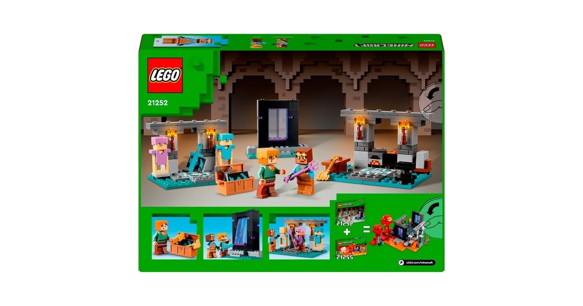 Lego Minecraft - L’armurerie, Jouets de construction 21252