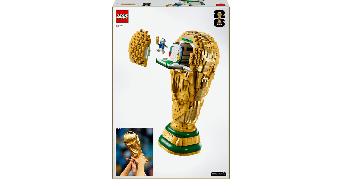Lego 43020 Trophée officiel de la Coupe du monde de la FIFA, Jouets de ...