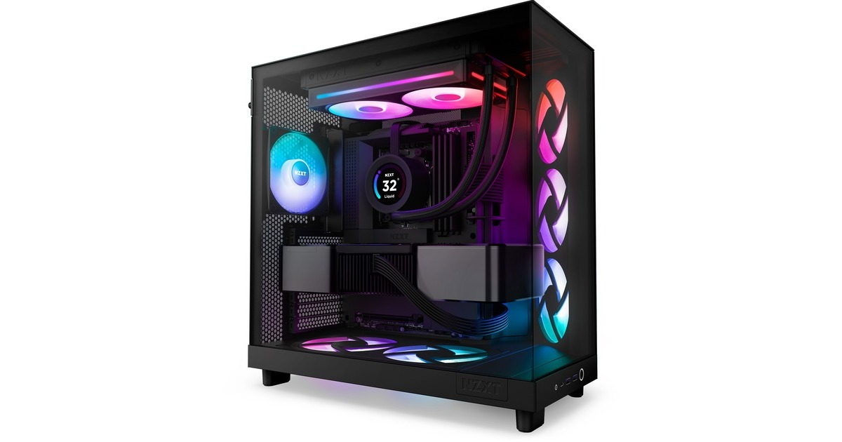 NZXT F240 RGB CORE, Ventilateur de boîtier Noir