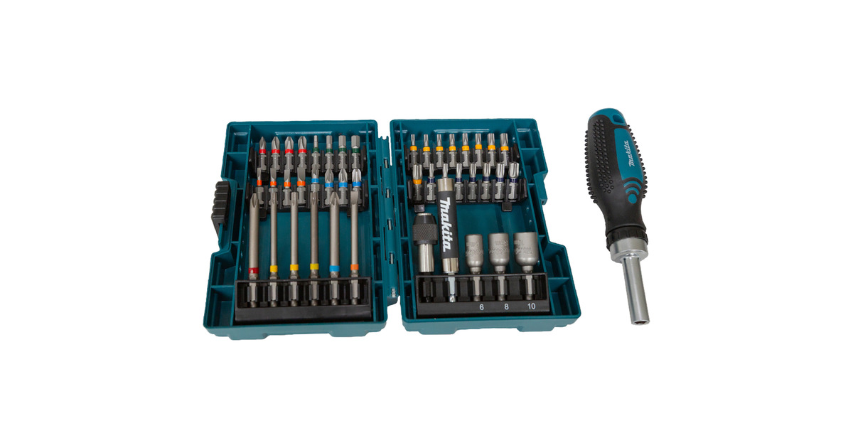 Makita E-25096, Set d'embouts de vissage Bleu