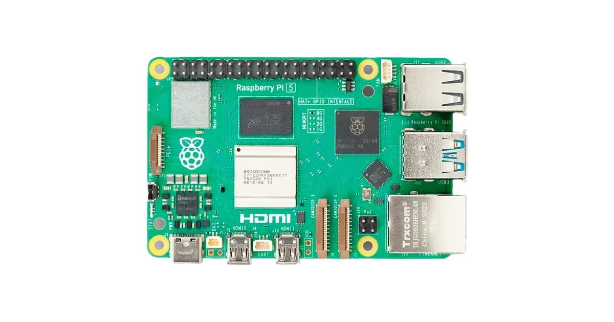 Raspberry Pi Foundation Raspberry-PI-5-4Go, Carte mère