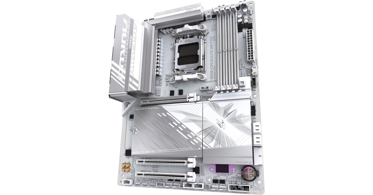 GIGABYTE B850 AORUS ELITE WIFI7 ICE carte mère socket AM5 RAID, 2,5Gb ...