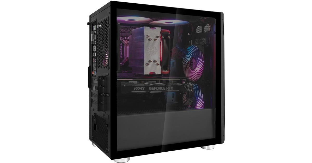 SilverStone FARA H1M Micro Tower Noir boîtier midi tower Noir | 3x USB ...