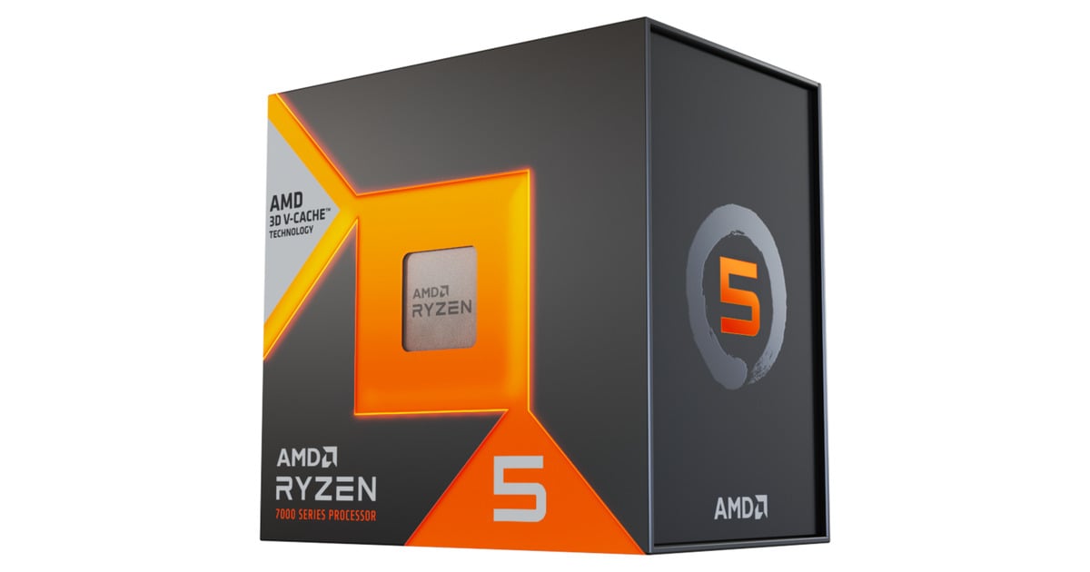 AMD Ryzen 5 7500X3D, 4,0 GHz (4,5 GHz Turbo Boost) socket AM5 ...