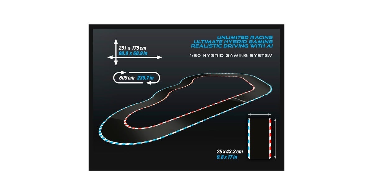 Carrera HYBRID - Speedway to Hell, Circuit Échelle 1:50