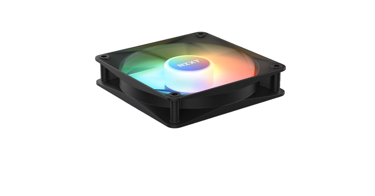 NZXT F120 RGB Core, Ventilateur de boîtier Noir, sans contrôleur