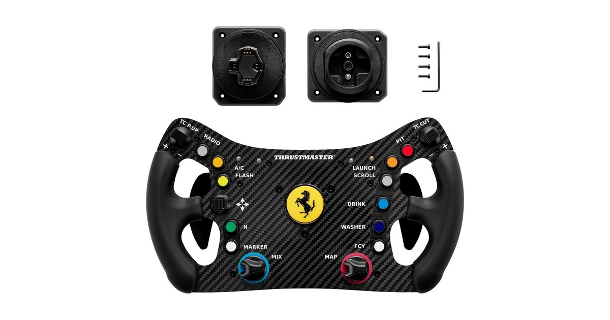 Thrustmaster Ferrari 488 GT3 Wheel Add-On, Volant Noir