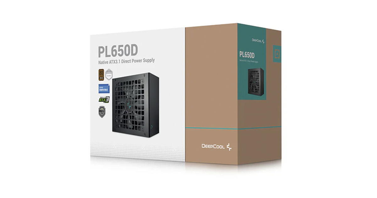 Deepcool , 650 Watt alimentation Noir