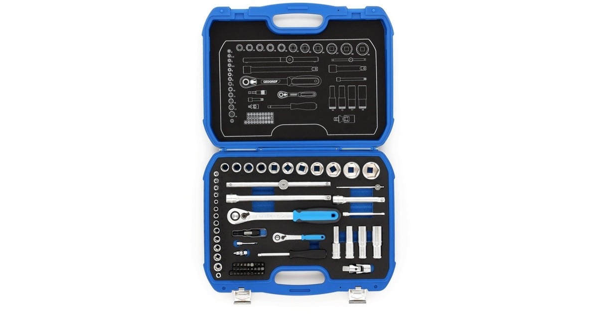 Gedore 19 BMC 20, Set d'outils Noir/Bleu