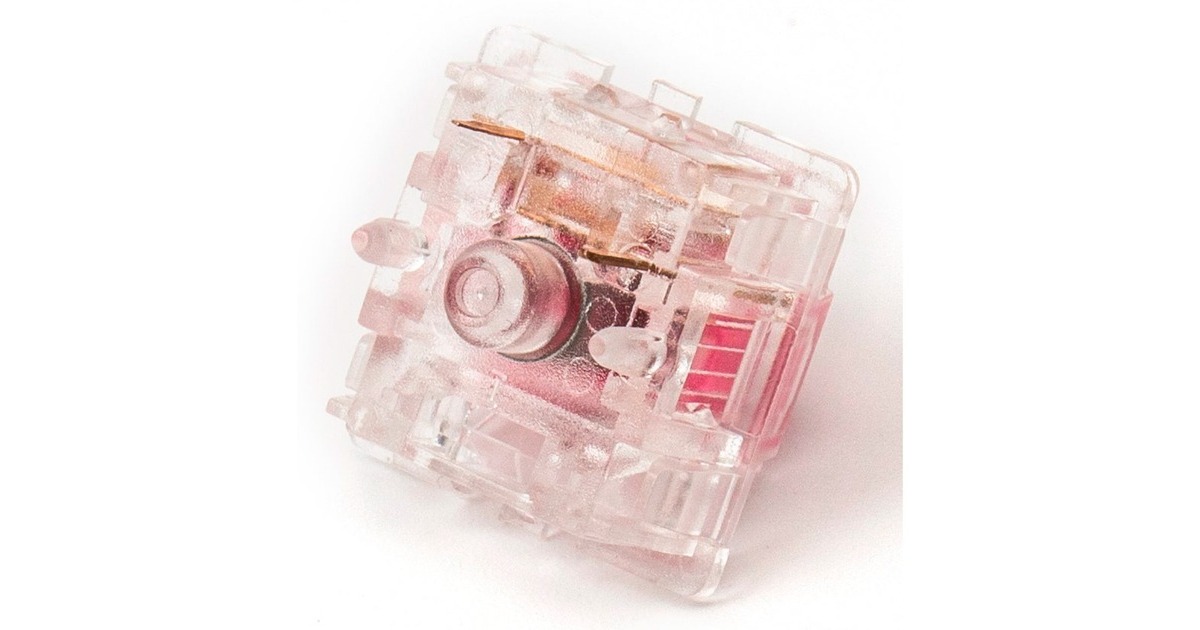 Keychron G117, Switch pour clavier rose fuchsia/transparent