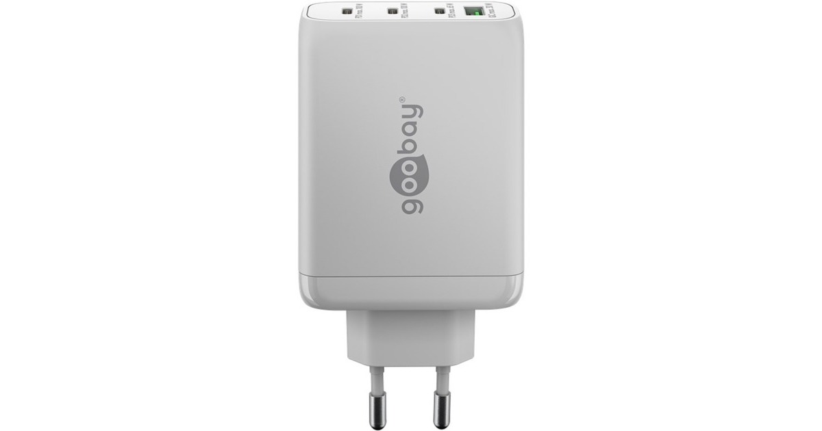 goobay USB-C PD Multiport Quick Charger (100 W), Chargeur Blanc