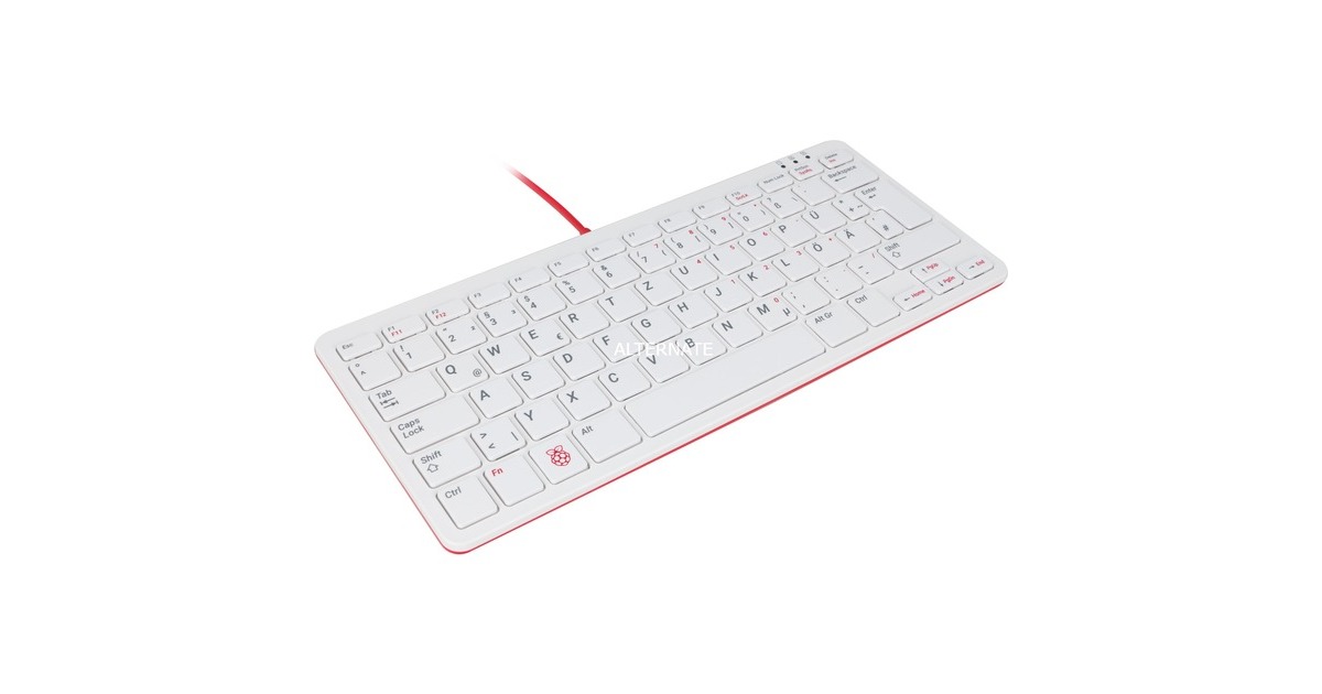 Raspberry Pi Foundation Clavier officiel Raspberry Pi Blanc, Layout DE ...