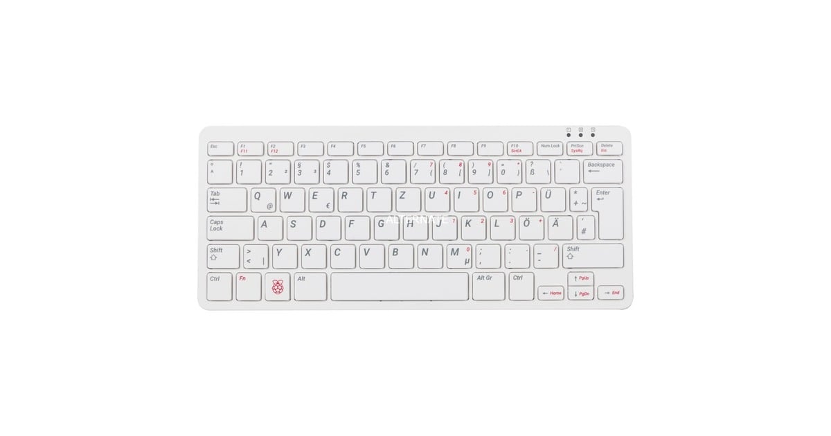 Raspberry Pi Foundation Clavier officiel Raspberry Pi Blanc, Layout DE ...