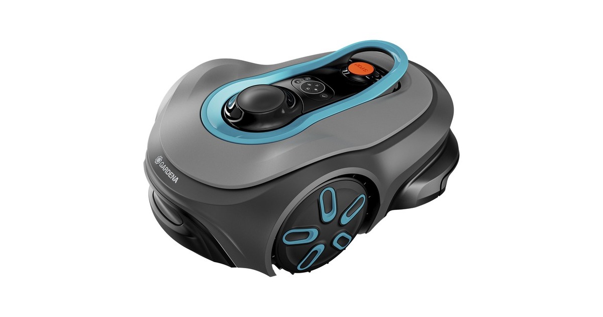 GARDENA 19922-20, Robot tondeuse Gris/Turquoise