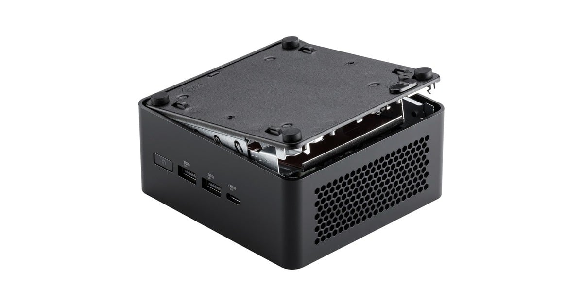 ASUS Kit NUC 14 Pro Tall RNUC14RVHI300002I, Barebone Noir, Core 3 100U ...