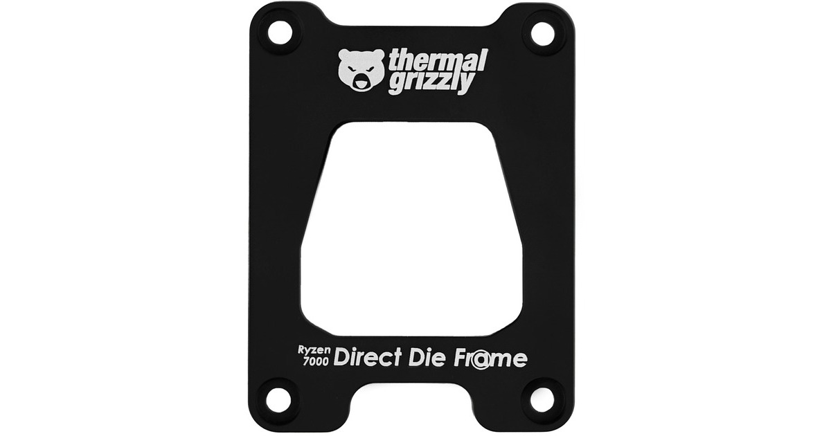 Thermal Grizzly AMD Ryzen 7000 Direct Die Frame, Montage Noir